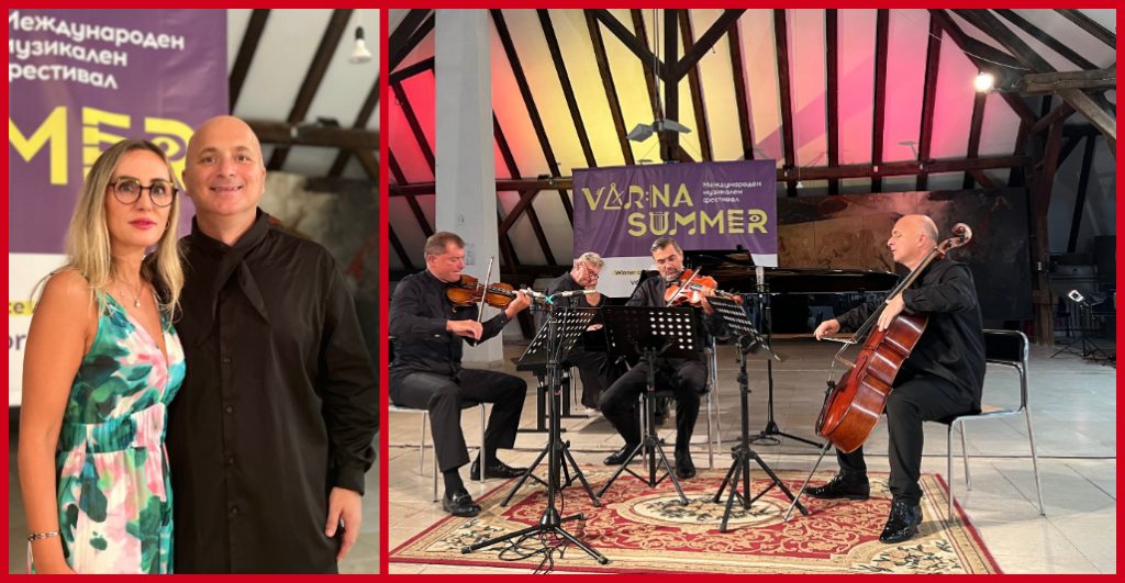 Violençelisti Bledar Zajmi performon në Varna Summer Festival – Tirana ...
