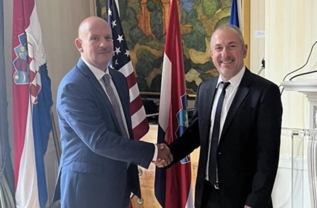Bushati takim me ambasadorin e Kroacisë, në Uashington – Tirana Diplomat